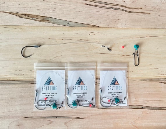 3 Pack 'fish Finder' Red Drum Surf Fishing Rigs 100 - Etsy