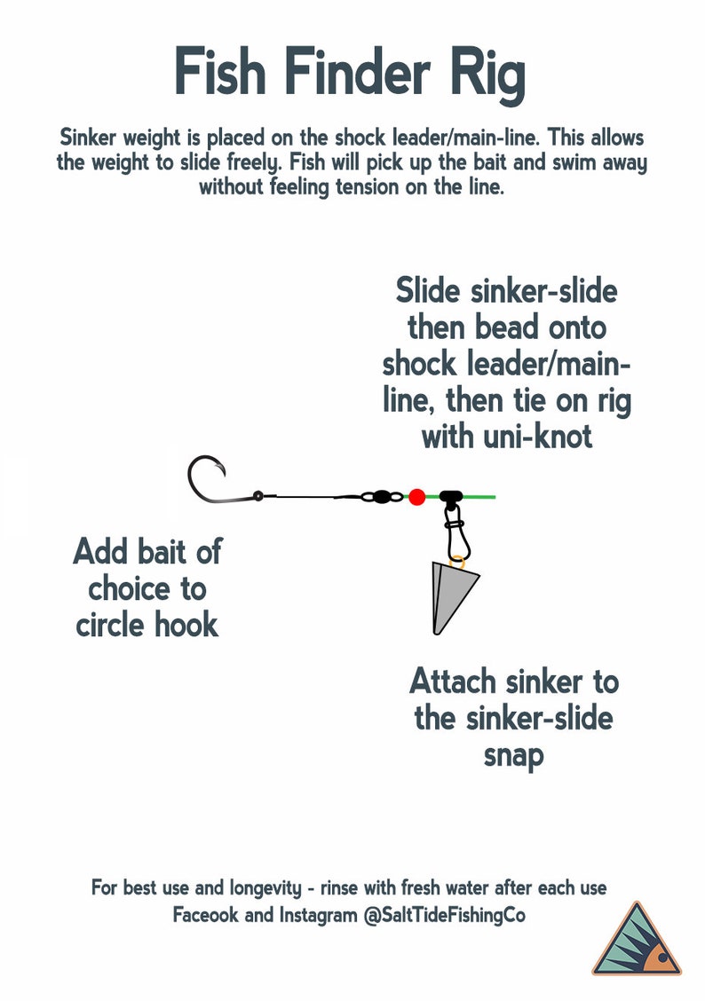 3 Pack 'hatteras Style' Fish Finder Red Drum Surf - Etsy