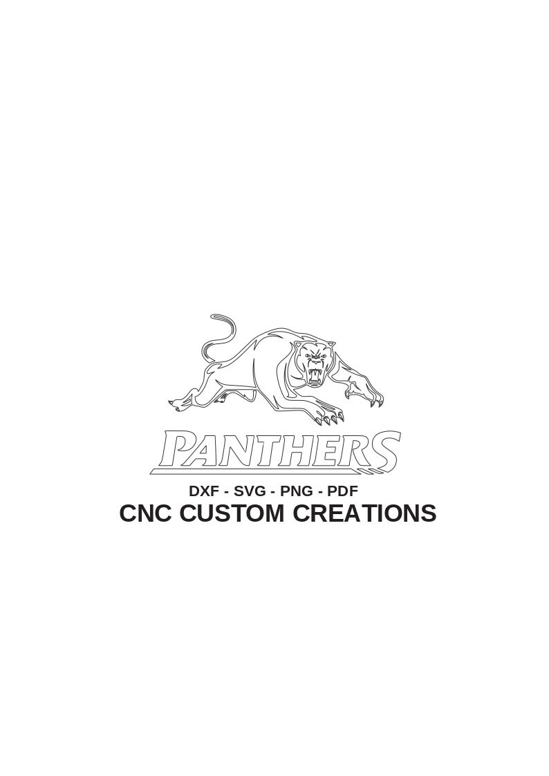 NRL SVG Panthers Rugby League Logo Vector File Digital - Etsy Australia