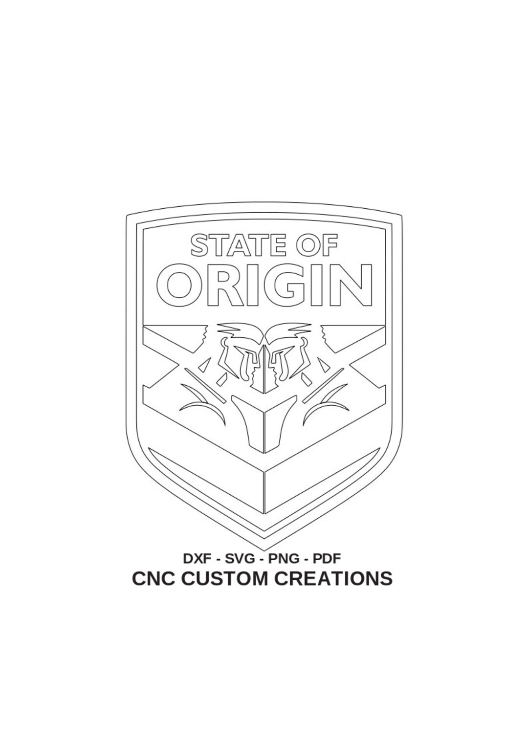 NRL SVG State of Origin Rugby League Logo Vector File Digital - Etsy