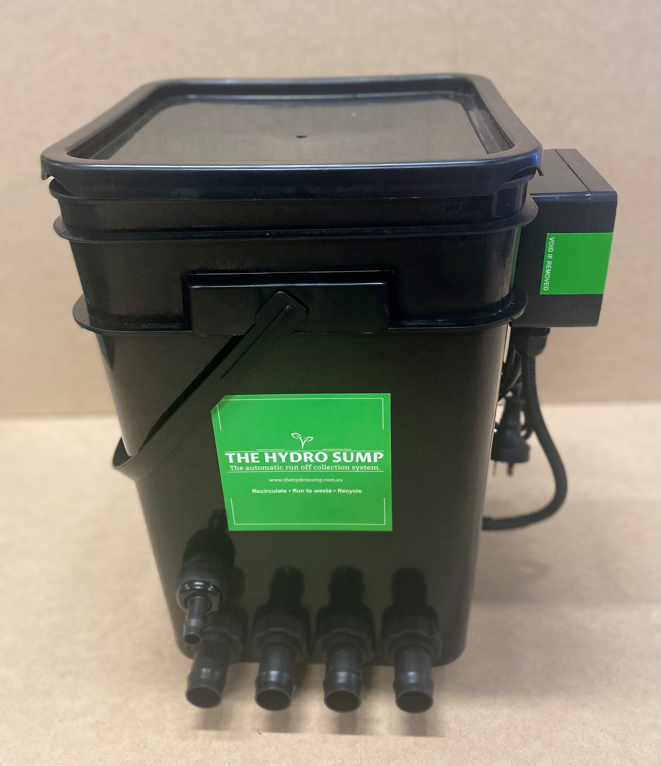 The Hydro Sump. the Automatic Runoff Collection System for Hydroponic ...