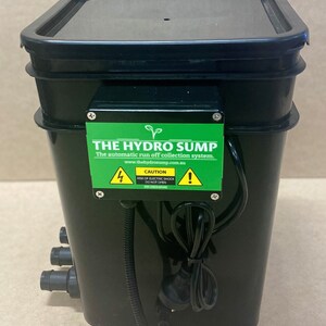 The Hydro Sump. the Automatic Runoff Collection System for Hydroponic ...
