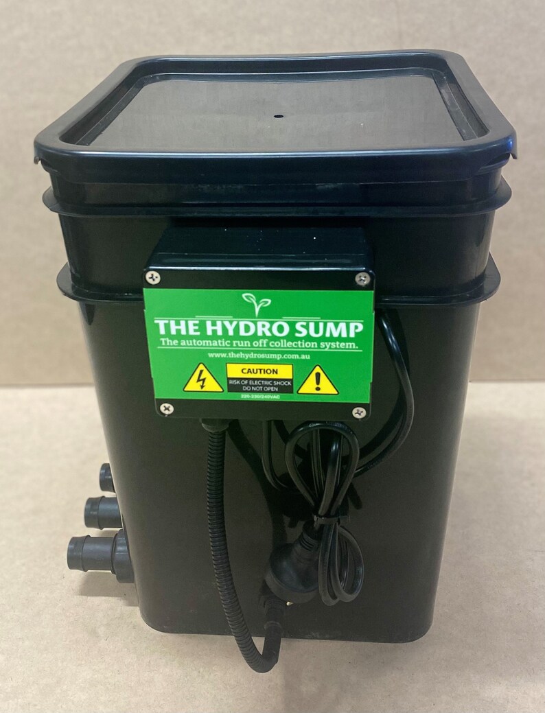 The Hydro Sump. the Automatic Runoff Collection System for Hydroponic ...