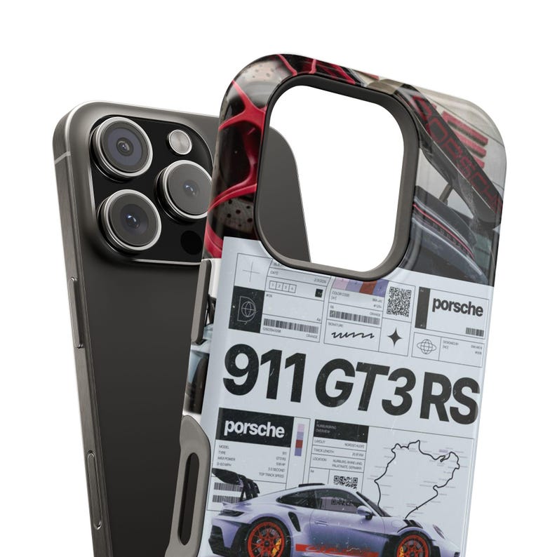 Porsche 911 GT3 RS Magnetic Phone Cases, Car Enthusiast Accessories ...