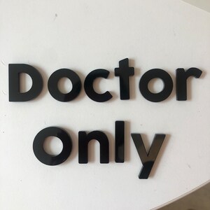 Staff Only Sign / Modern Simple Door Symbol Design / Acrylic Sign for ...