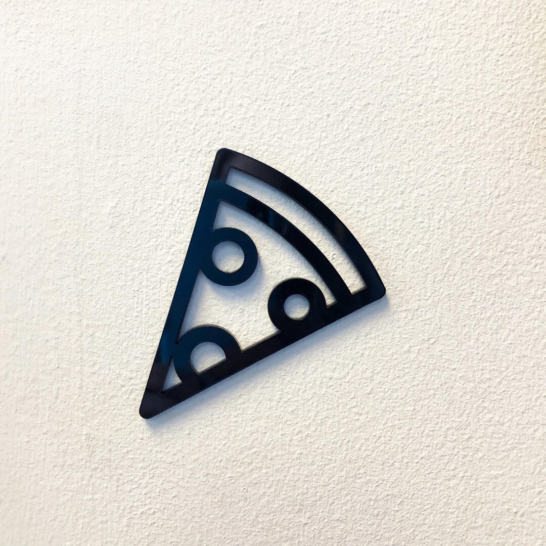 Modern Acrylic Pizza Slice Sign: Home & Business Decor - Etsy