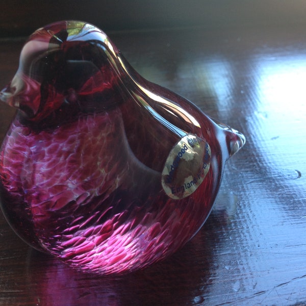 Wedgwood Glass Bird - Etsy