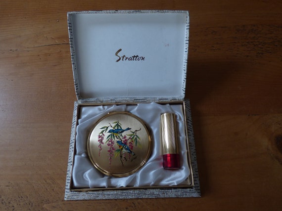 Vintage Stratton Compact, 1950s Powder Compact, Mirro… - Gem