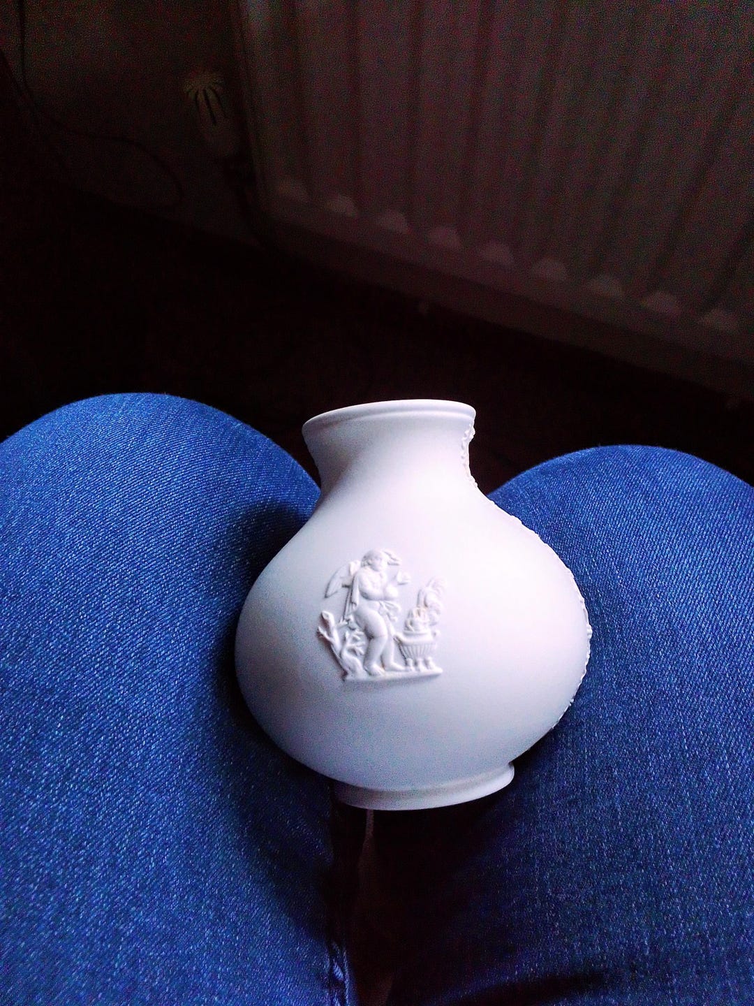 Wedgwood Rare White Jasper Vase - Etsy