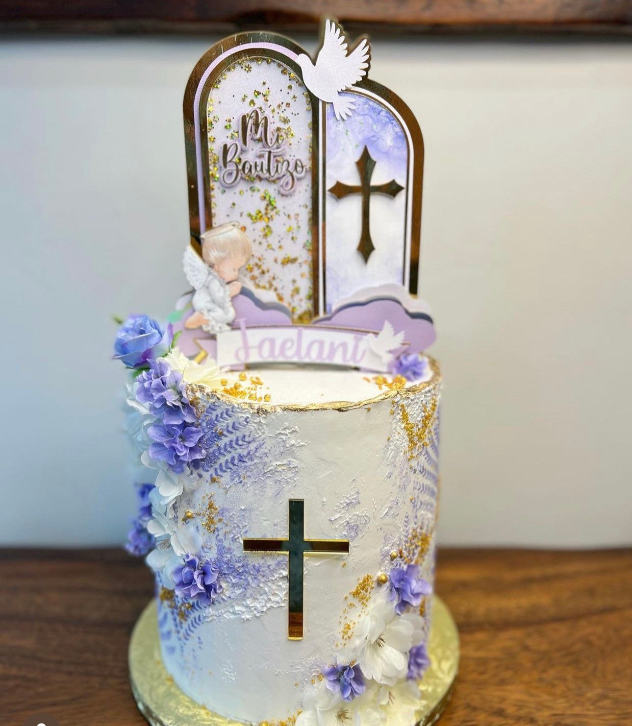 Baptism Cake Topper, Baptism Personalized Cake Topper, Custom ...