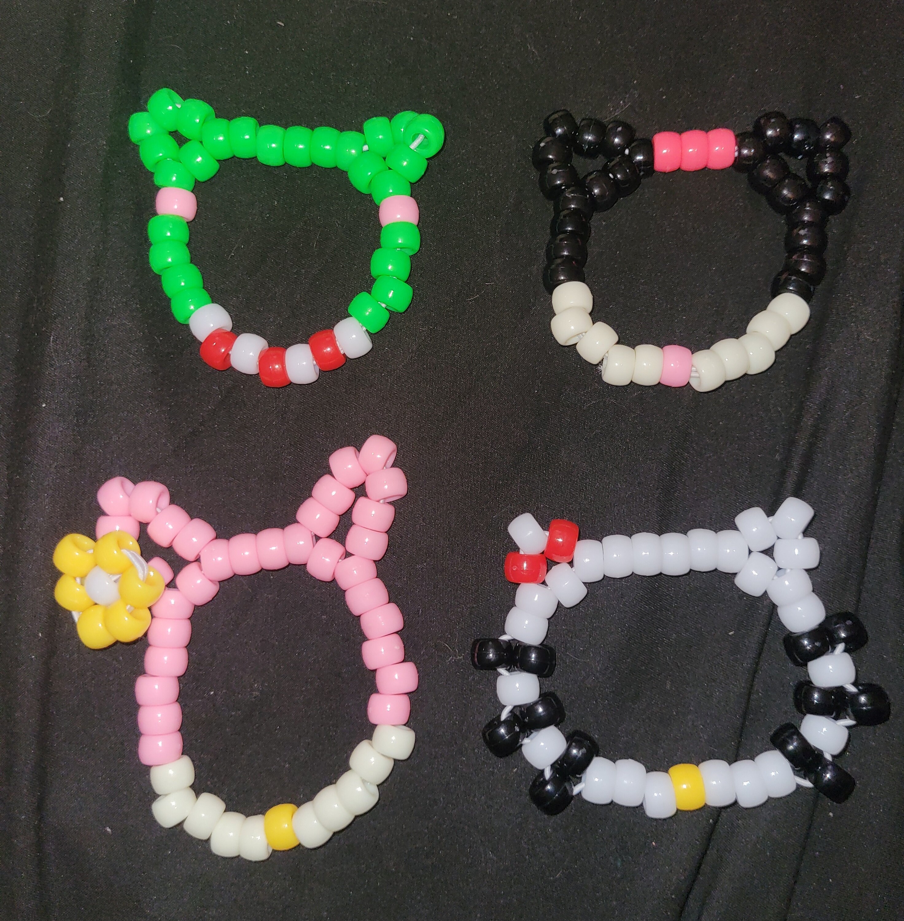 10 Custom Kandi Singles. DIY Bracelet Kit. Sanrio Lot. Rave - Etsy