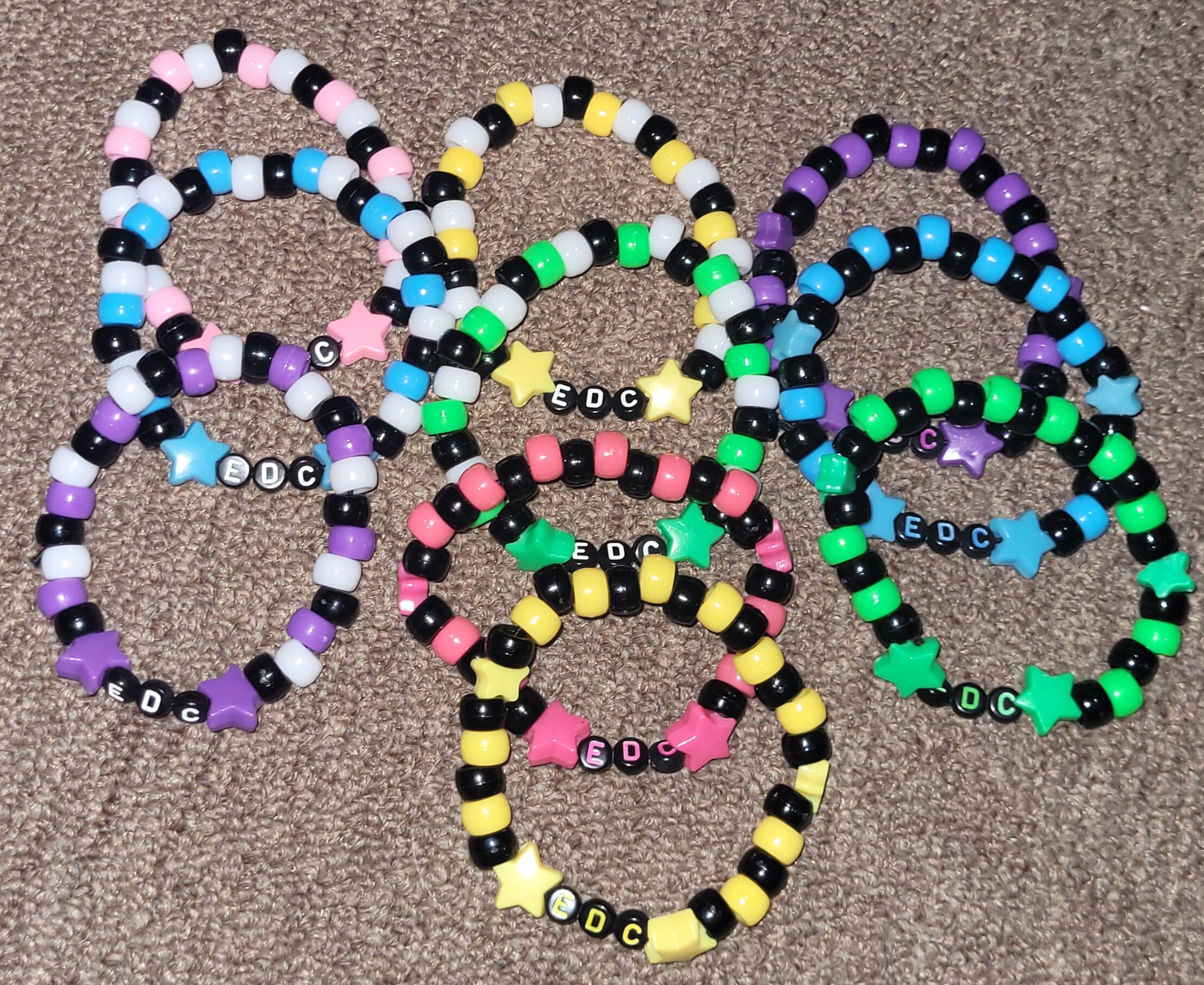 10 Custom Kandi Singles. DIY Bracelet Kit. Sanrio Lot. Rave - Etsy