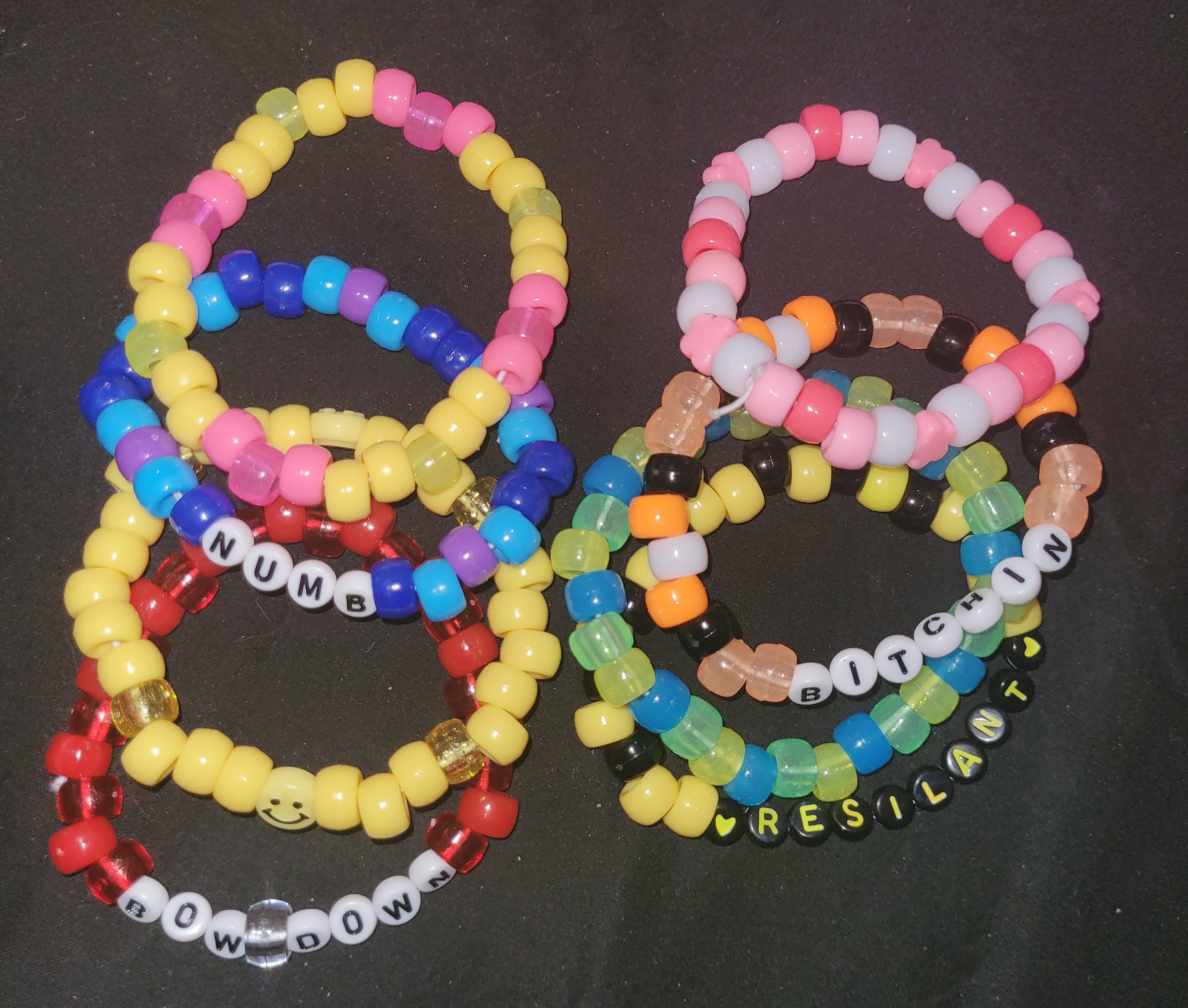 10 Custom Kandi Singles. DIY Bracelet Kit. Sanrio Lot. Rave - Etsy