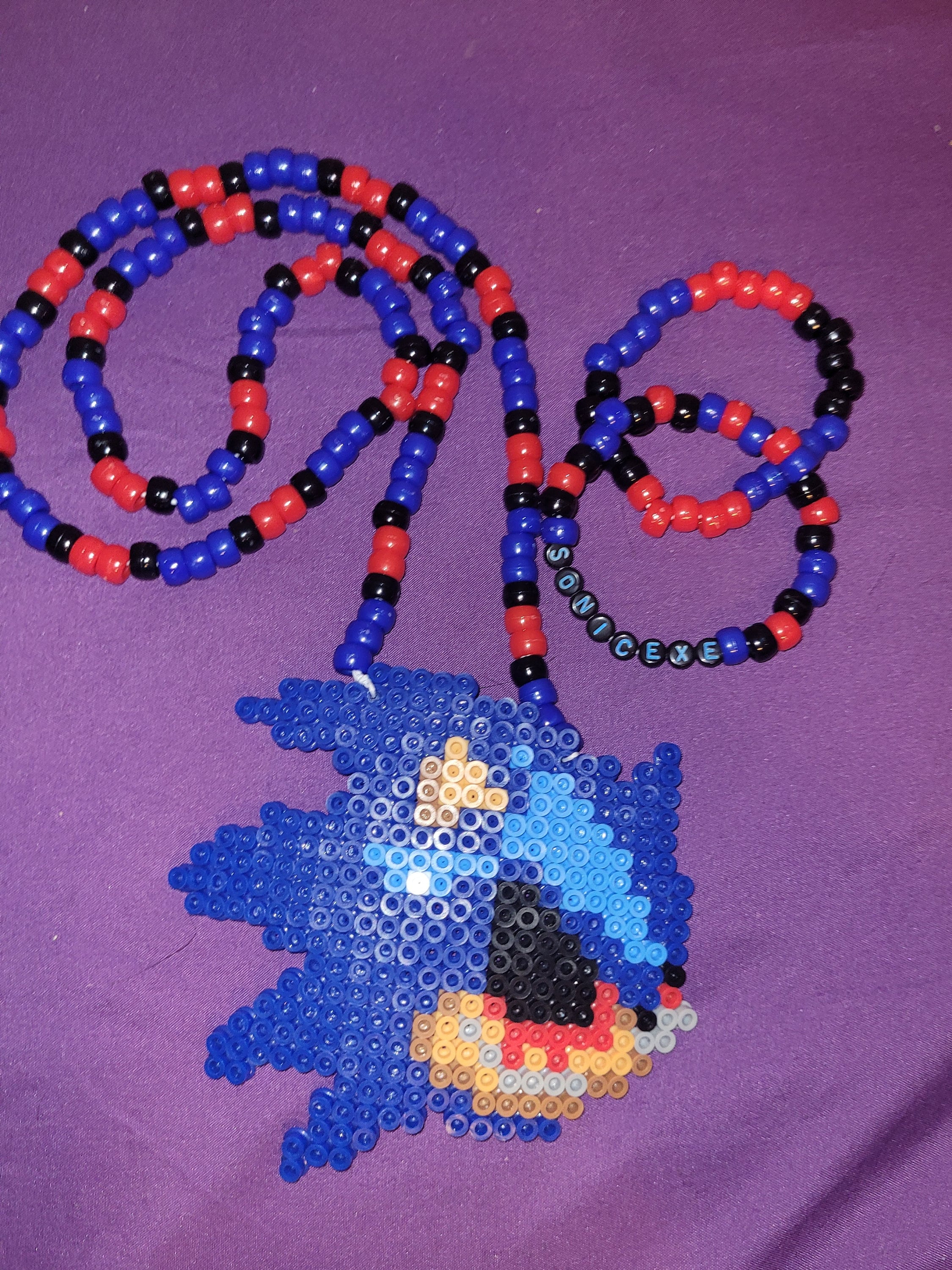 Perler Necklaces and Kandi Singles. Perler Bracelets. Perler Keychains ...