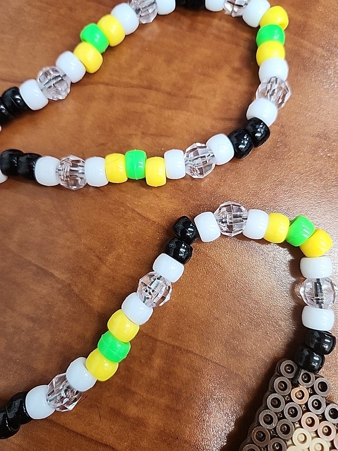 Subtronics Kendama Kandi Perler Necklace EDM EDC Fest Rave Dance - Etsy