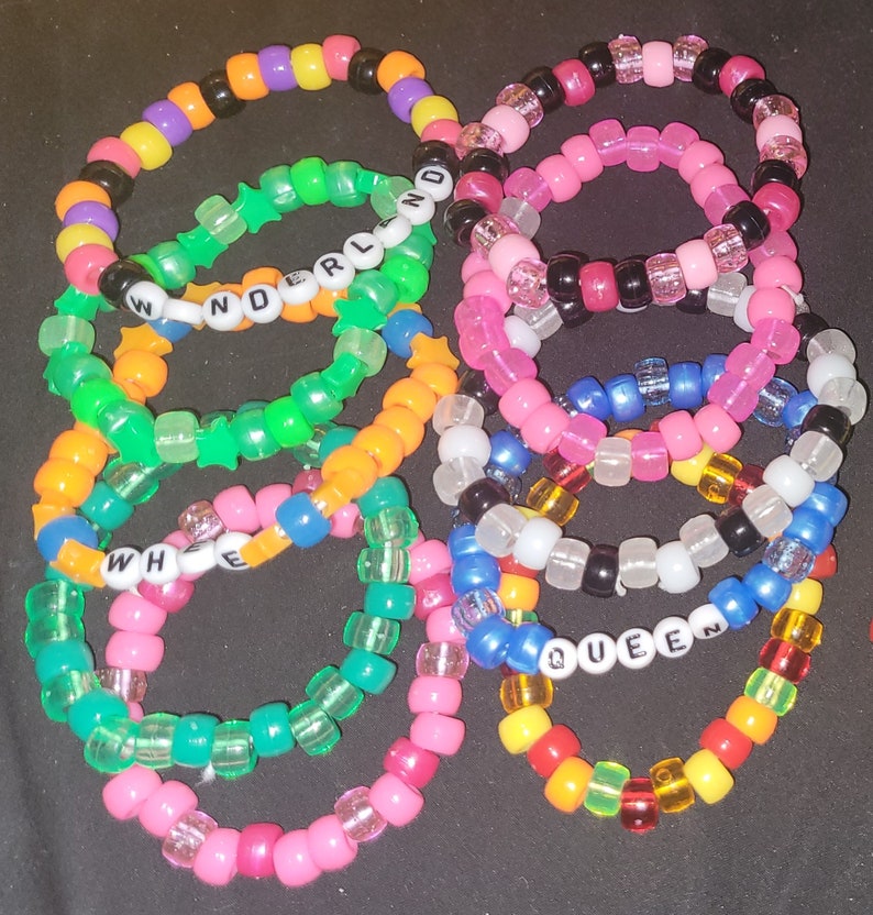 10 Custom Kandi Singles. DIY Bracelet Kit. Sanrio Lot. Rave - Etsy