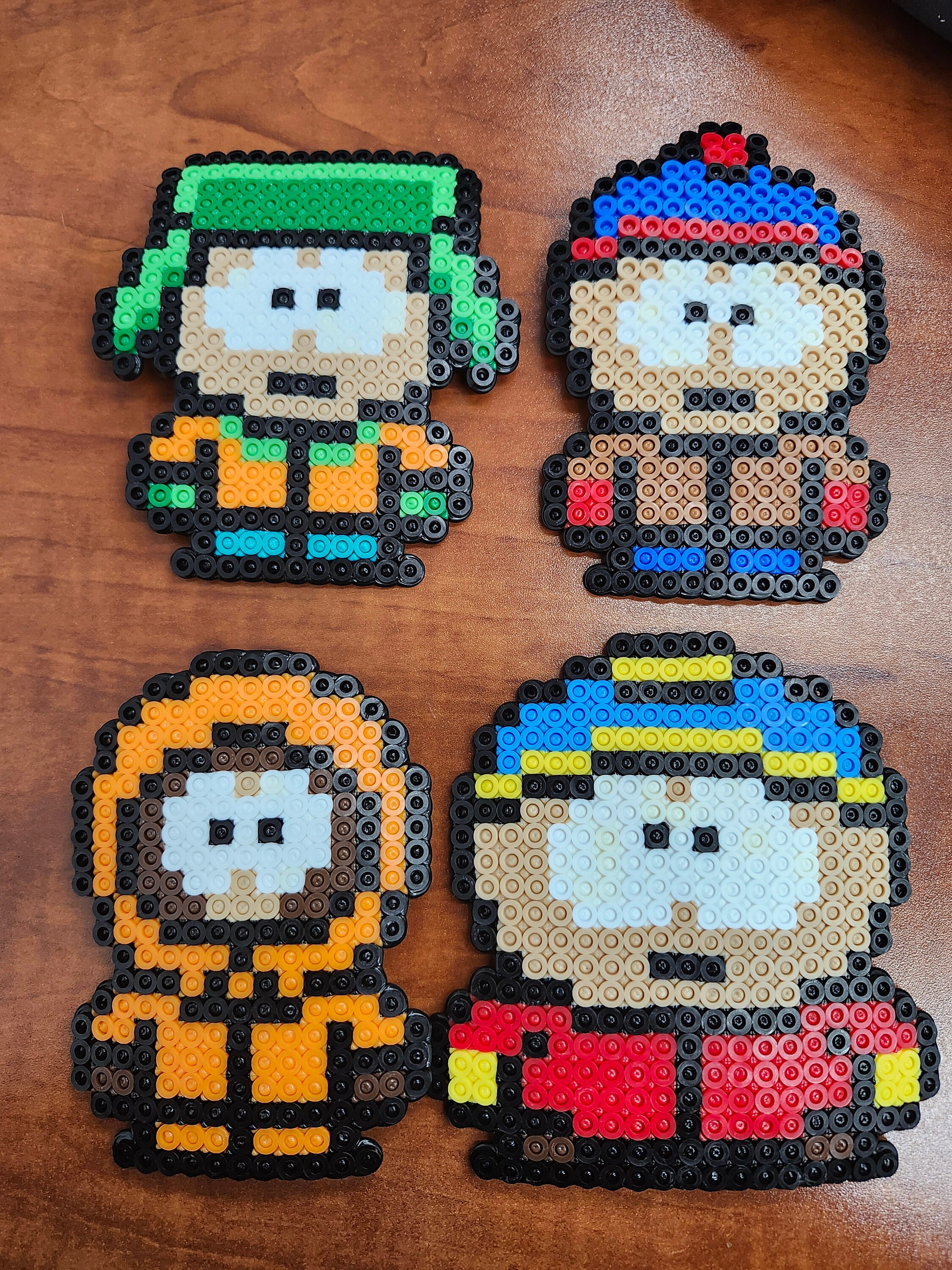 South Park Character Perlers. Kandi Necklace - Etsy