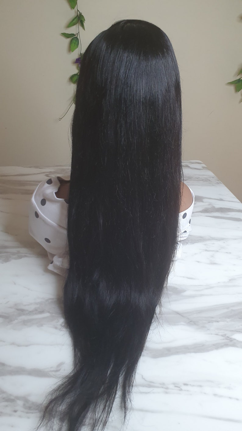 24 Inches Straight Wig/human Hair Straight Wig/human Hair Wig/4x4 ...