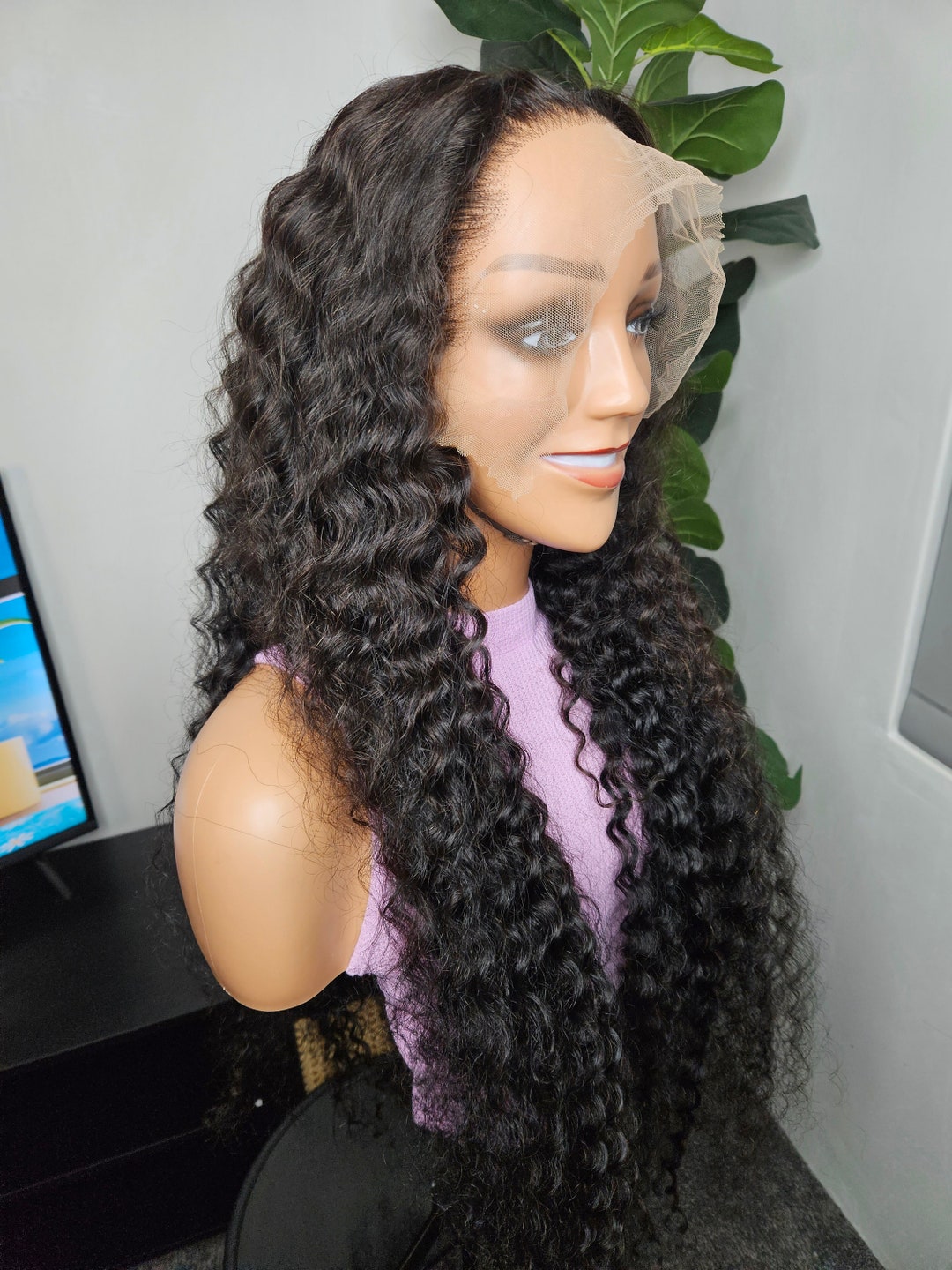 40"deepwave Wig/long Curly Wig/very Long Deepwave Wig/deepwave Wig ...
