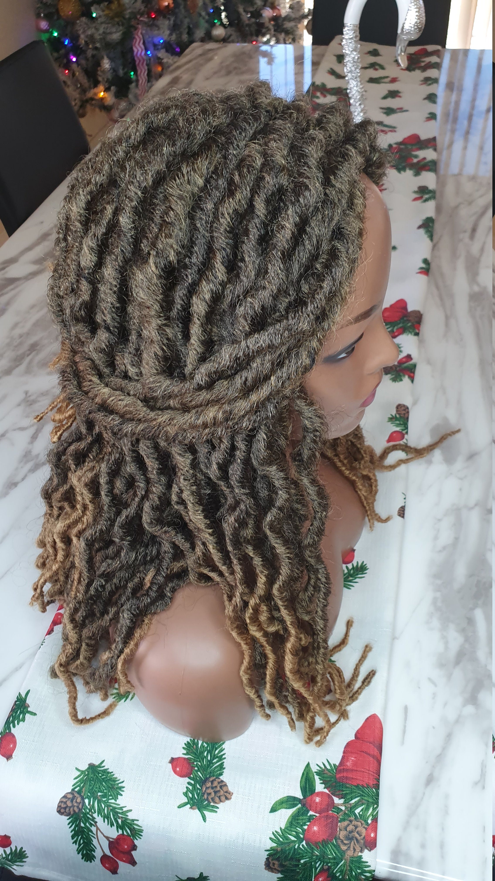 Freetress Locs Crochet Wig/faux Locs Wig/18inches Locs Wig/crochet Locs ...