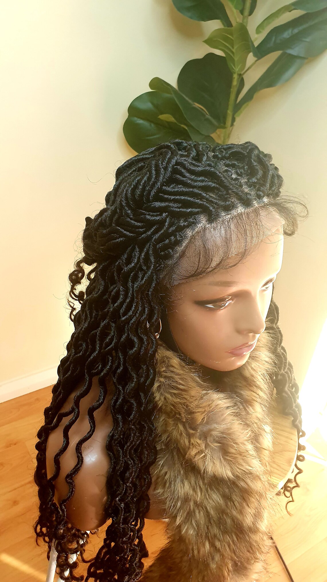 Curly Faux Locs Wig/long Faux Locs/faux Locs Wig/faux Locs Wig - Etsy