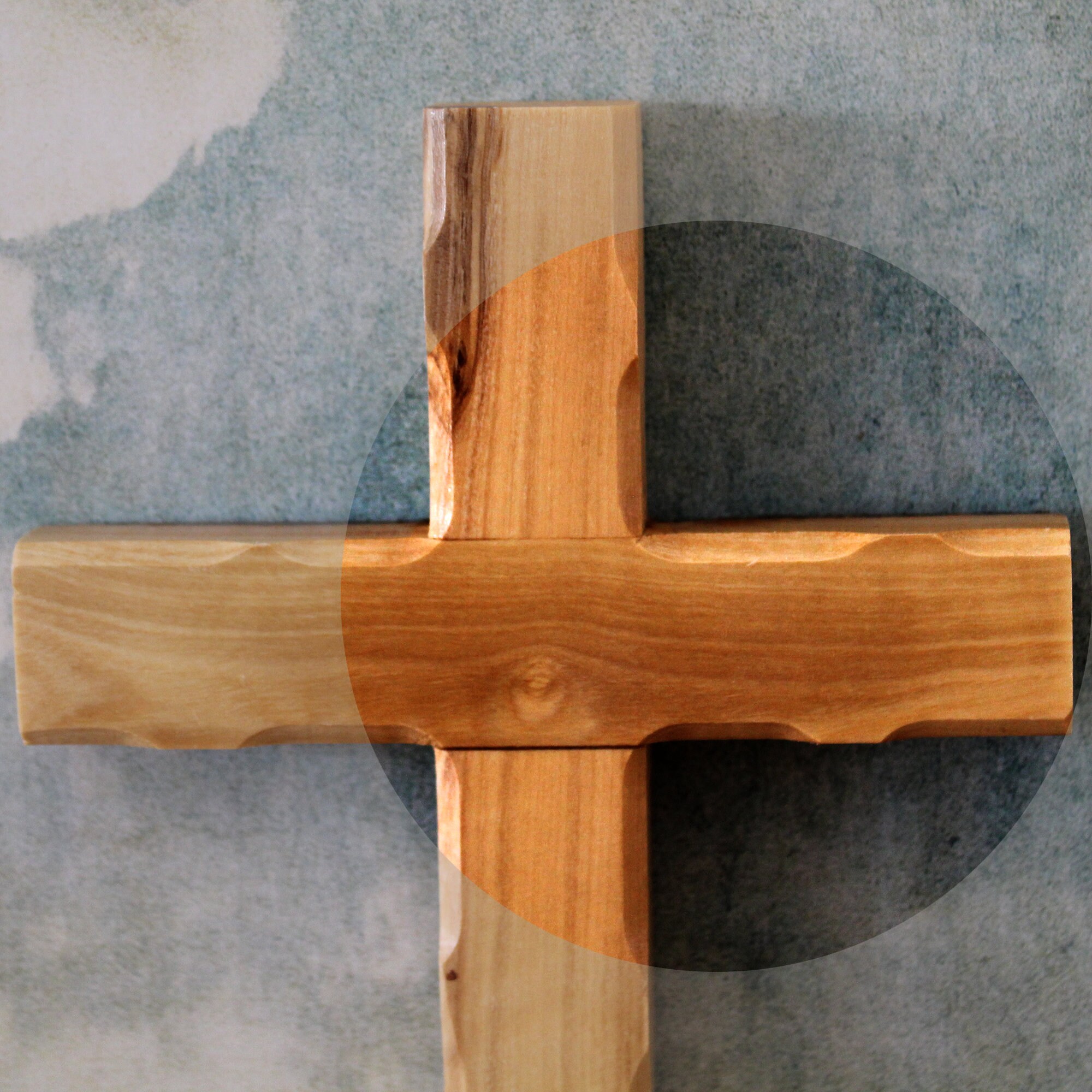 Olive Wood Cross: Hand Carved Wavy Edge Wall Hanging, Jerusalem - Etsy