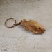 Wooden Fish Keychain Olive Wood Fish Keychain Fish Keyring - Etsy