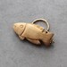 Wooden Fish Keychain Olive Wood Fish Keychain Fish Keyring - Etsy