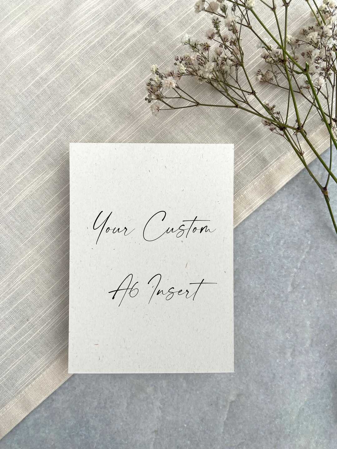 Custom A6 Invitation Insert - Etsy