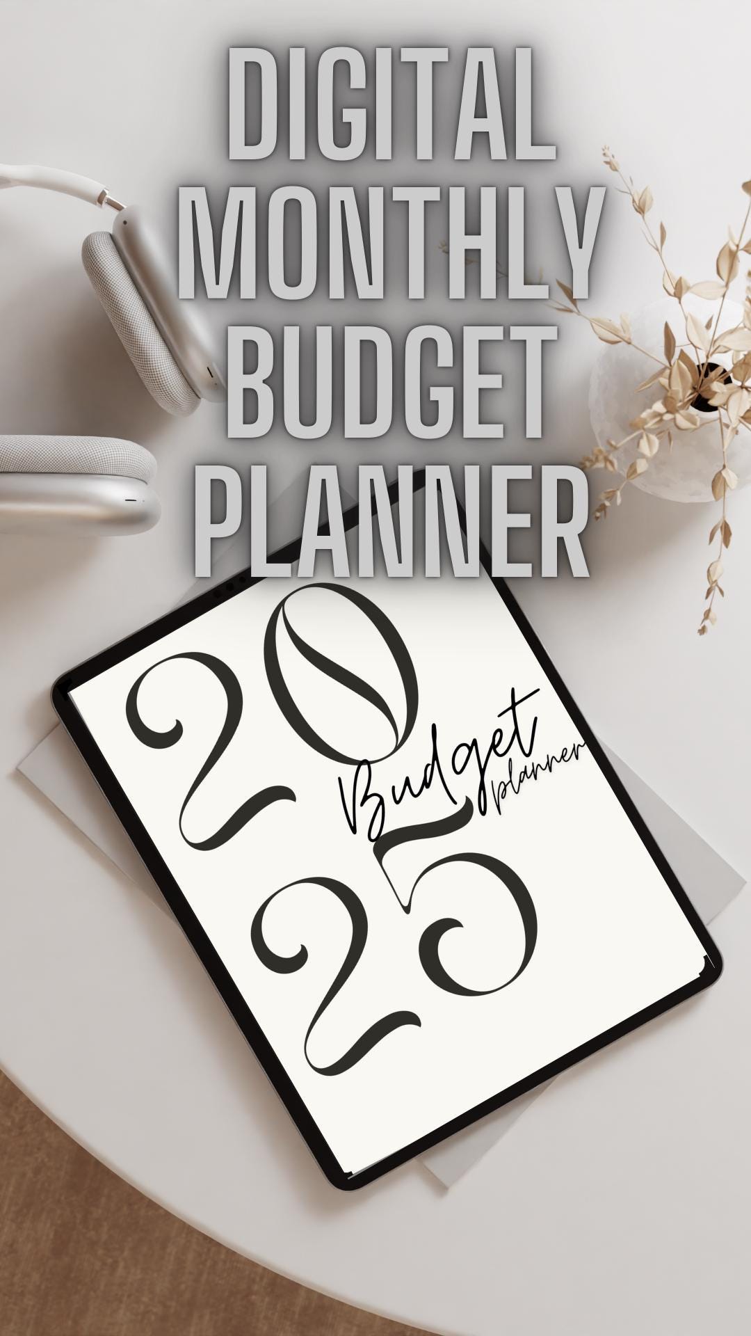 Digital Monthly Budget Planner - Etsy