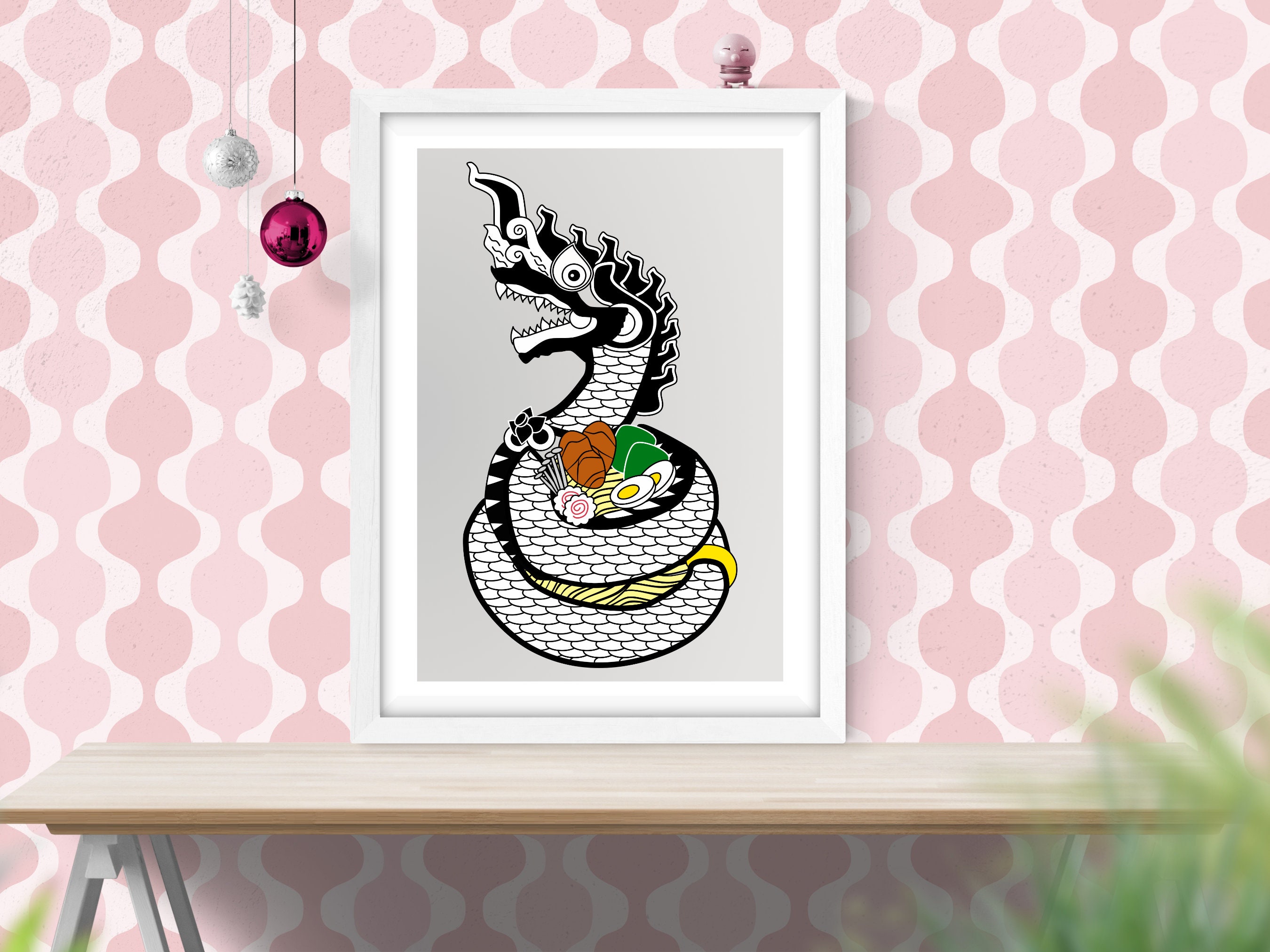 Printable Naga Ramen Decor, Ramen Wall Art Poster, Food Lover Gift ...