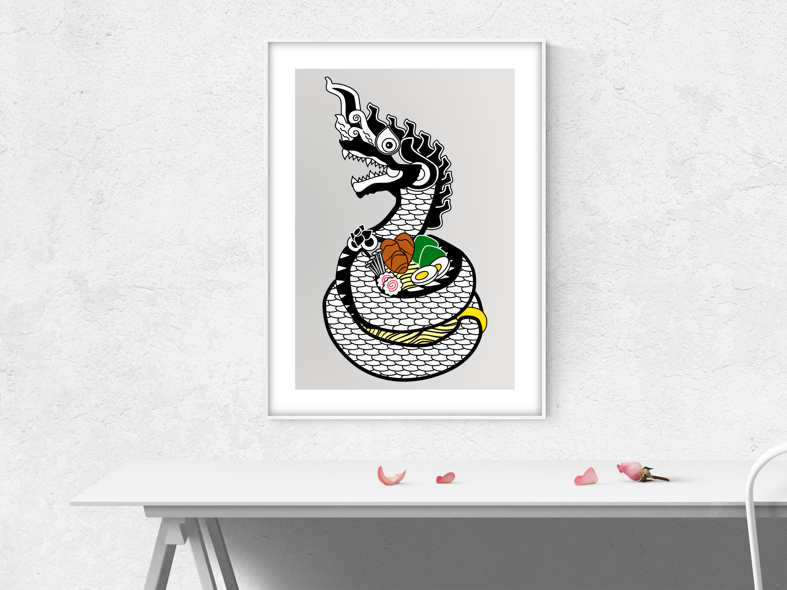 Printable Naga Ramen Decor, Ramen Wall Art Poster, Food Lover Gift ...