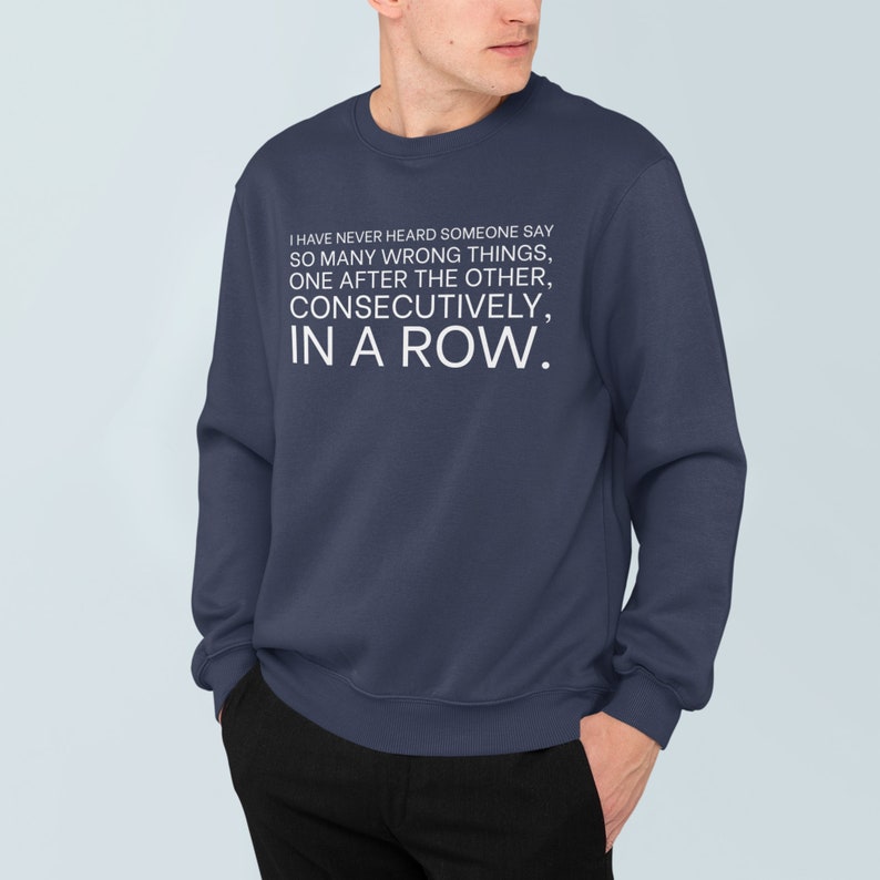 David Rose Quote Sweater I've Never Heard Someone Say so Many Wrong ...
