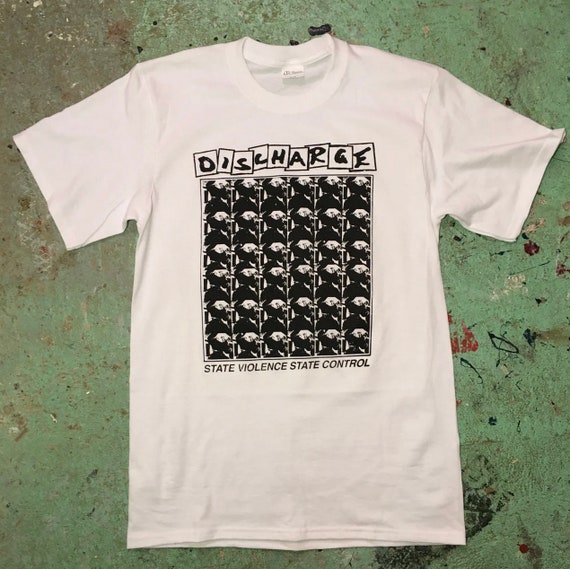 Discharge Shirt - Etsy