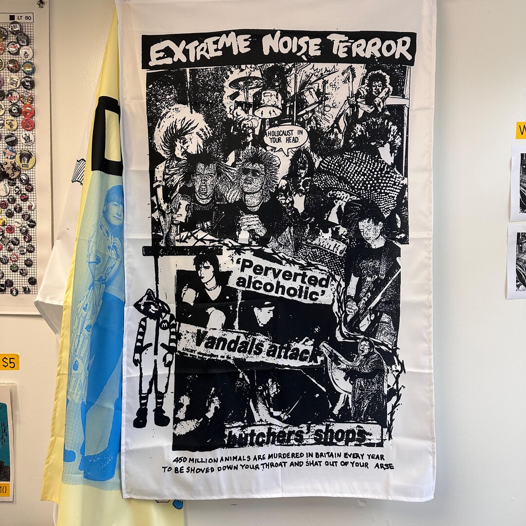 Extreme Noise Terror Flag - Etsy