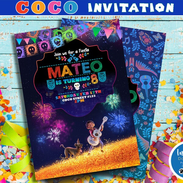 Coco Invitations - Etsy