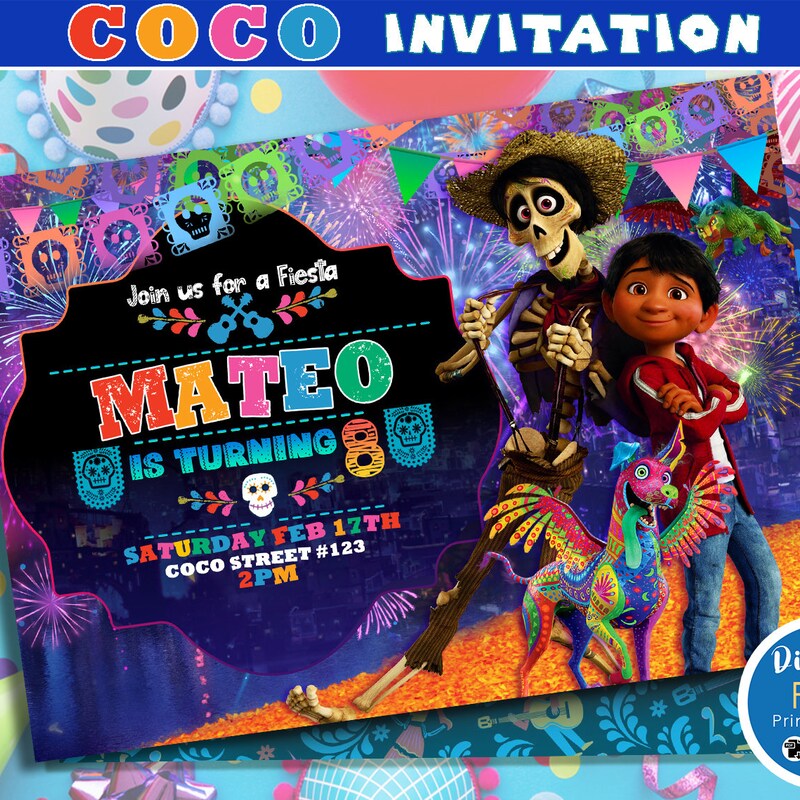 Coco Invitations - Etsy