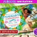 Moana Round Sticker, Birthday Party Favor Tags, Moana 3.5 Inch Circle ...