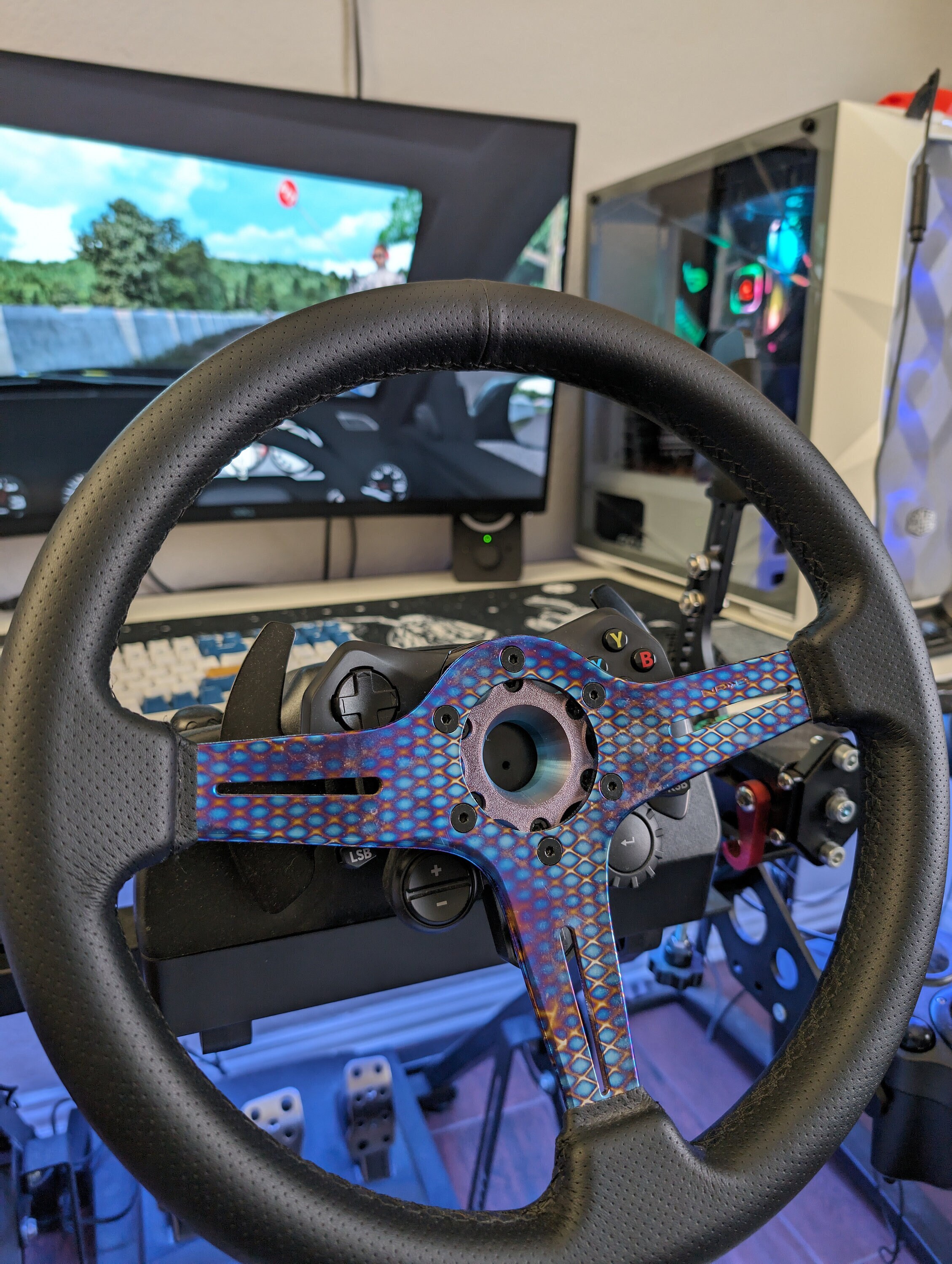 Racing Simulator Steering Wheel Adapter Fits G Series Models for ...