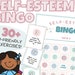 Self-esteem Bingo Game Printable PDF for Elementary & Middle School ...