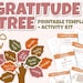 Gratitude Tree Activity Kit Printable Template Kids - Etsy