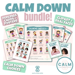 Calm Down Corner Printable Kit for Kids INSTANT PDF DOWNLOAD - Etsy