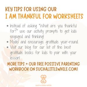 I Am Thankful for Printable Worksheets for Kids | Thanksgiving ...