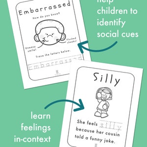 60 Feelings Worksheets for Preschoolers | Autism | Printable Feelings ...