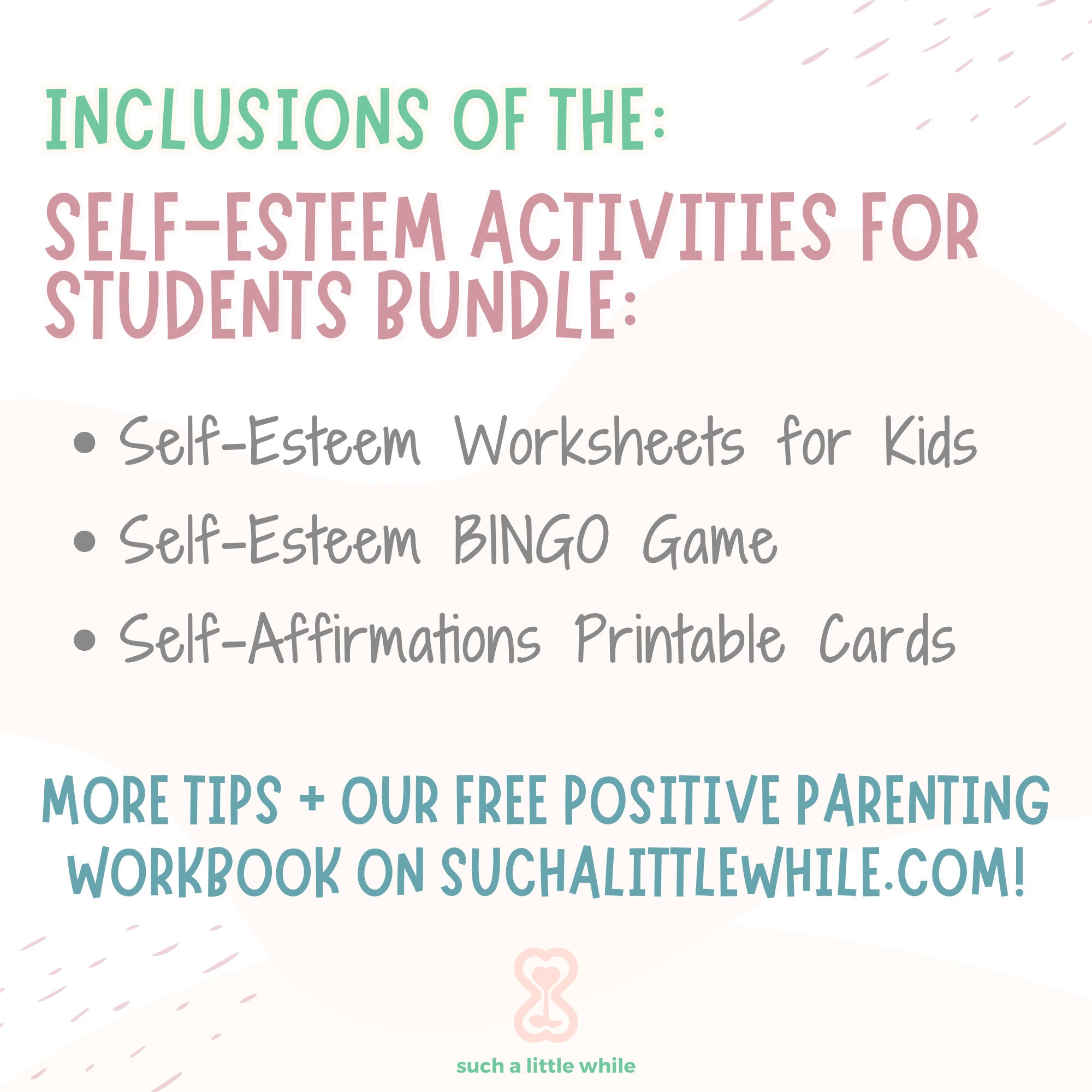 Self-esteem Activities for Students Bundle Workbook, Fun Games Positive ...