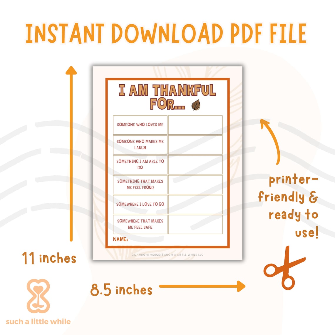 I Am Thankful for Printable Worksheets for Kids | Thanksgiving ...