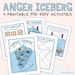 Anger Iceberg PDF Kids Worksheets | Printable Blank Anger Iceberg ...