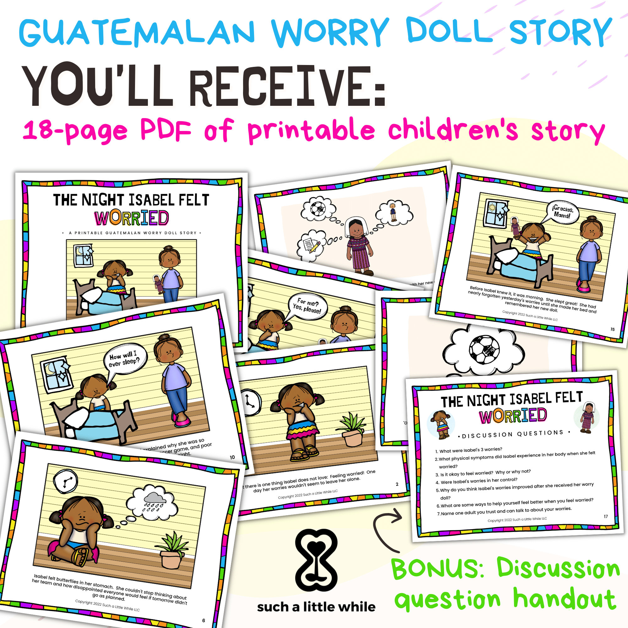 Printable Guatemalan Worry Doll Story PDF for Kids | Worry Doll Legend ...