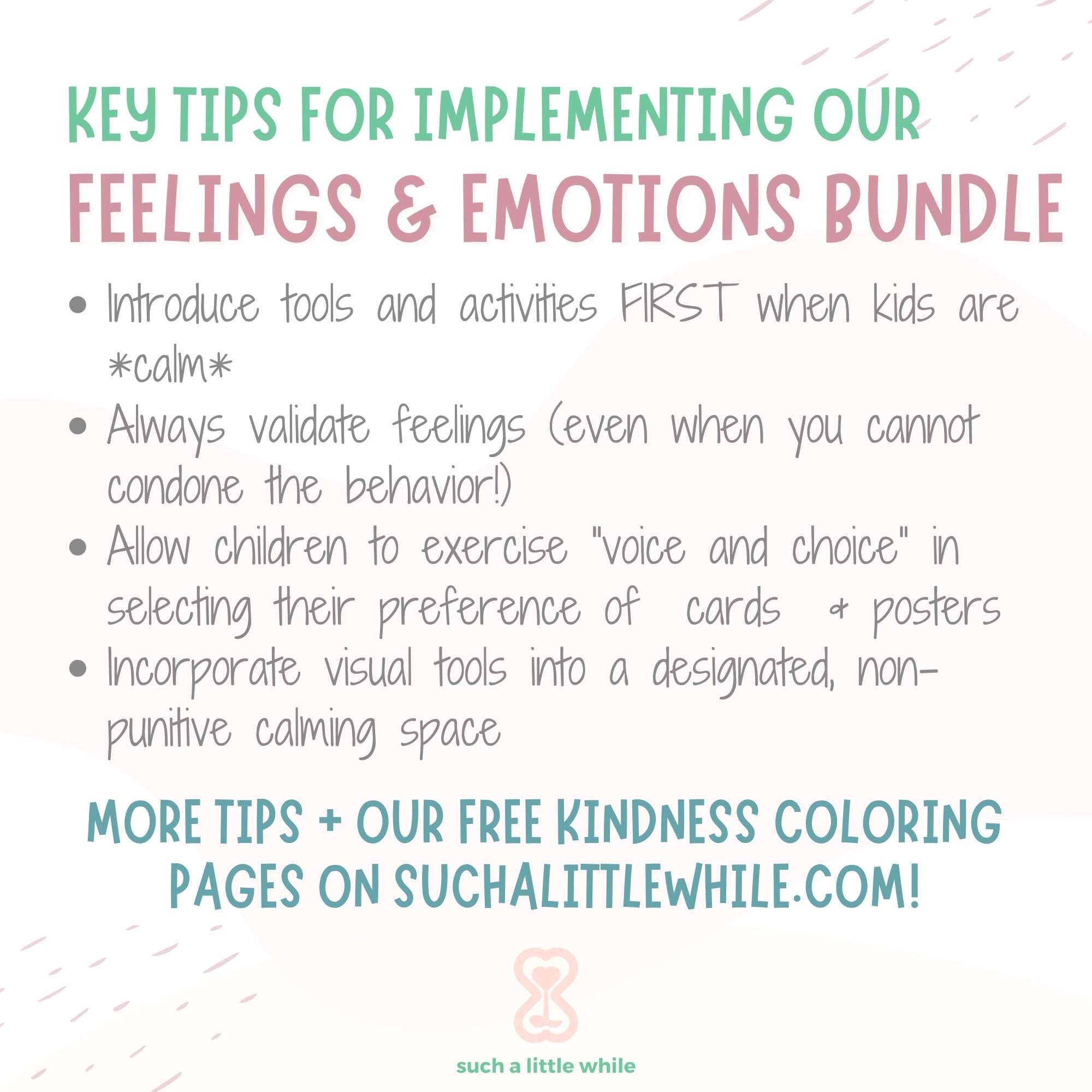 Feelings and Emotions for Preschool/kindergarten PDF Bundle of ...