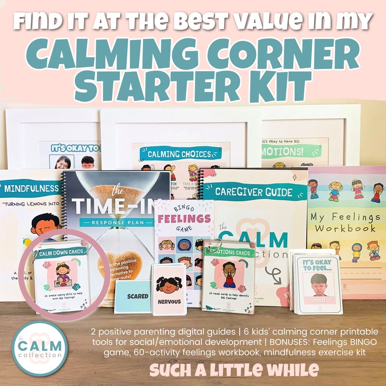 Calming Strategy Cards PDF Printable Coping Skills Cards | Etsy